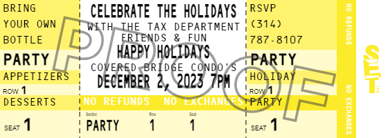 Special Event Ticketing